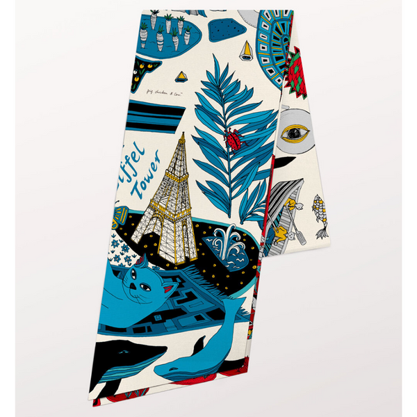 Paris Large Twill Band by Pig, Chicken & Cow – Beyond Scarf